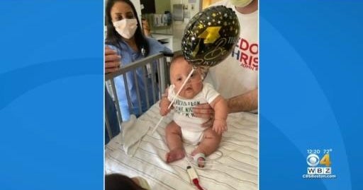 Wilmington baby finally home after nearly 7 months in NICU - CBS Boston
