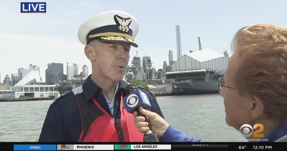 Fleet Week: Meet the newest vice admiral of U.S. Coast Guard - CBS New York