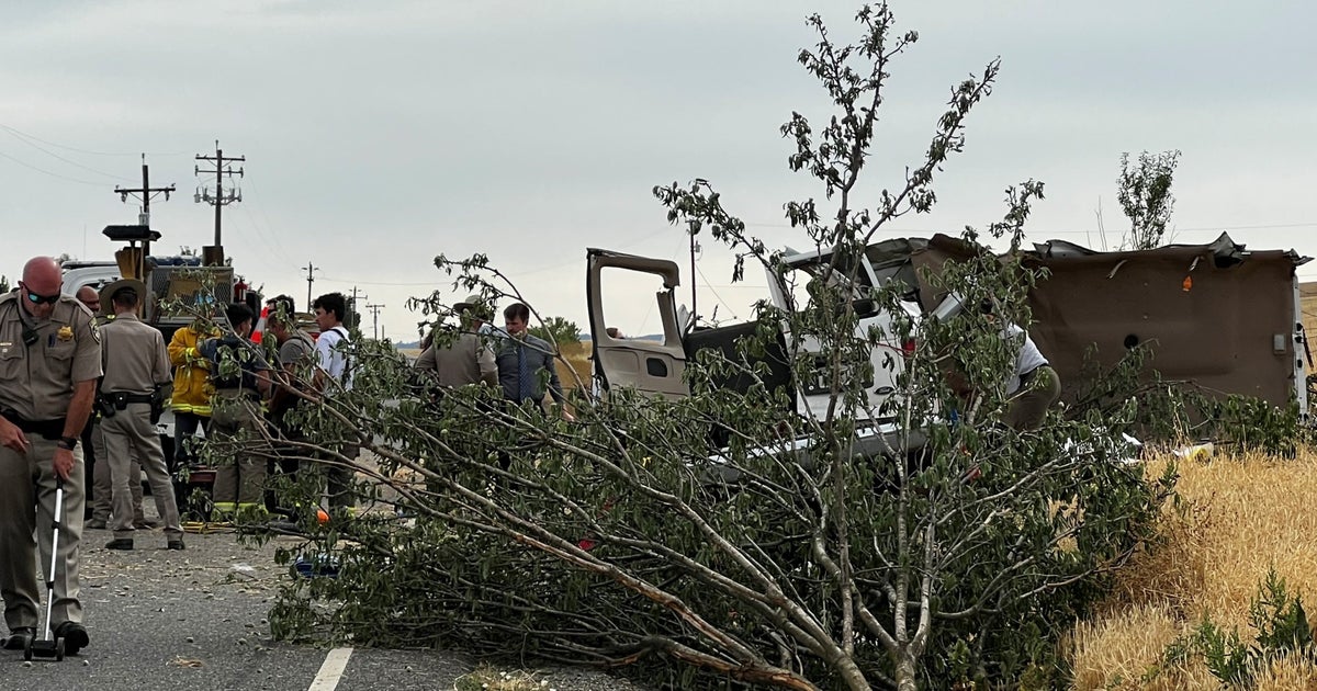 4 Farm Workers Dead After Vehicle Crashes Into Tree In Yolo County ...