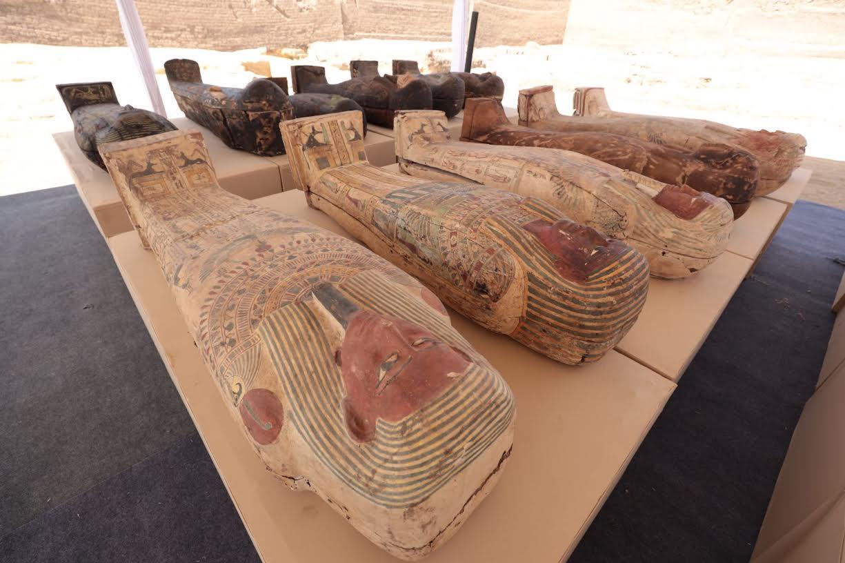 250 mummies in coffins among latest discoveries from Egypt's Saqqara ...
