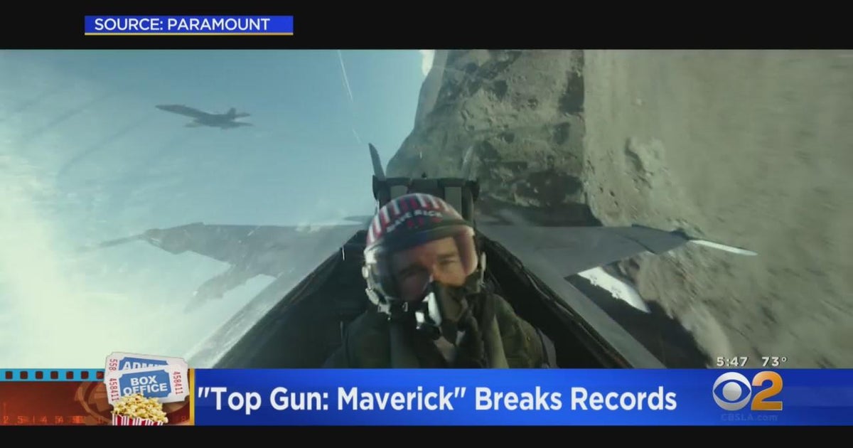 'Top Gun: Maverick' wins Tom Cruise first $100 million opening - CBS ...