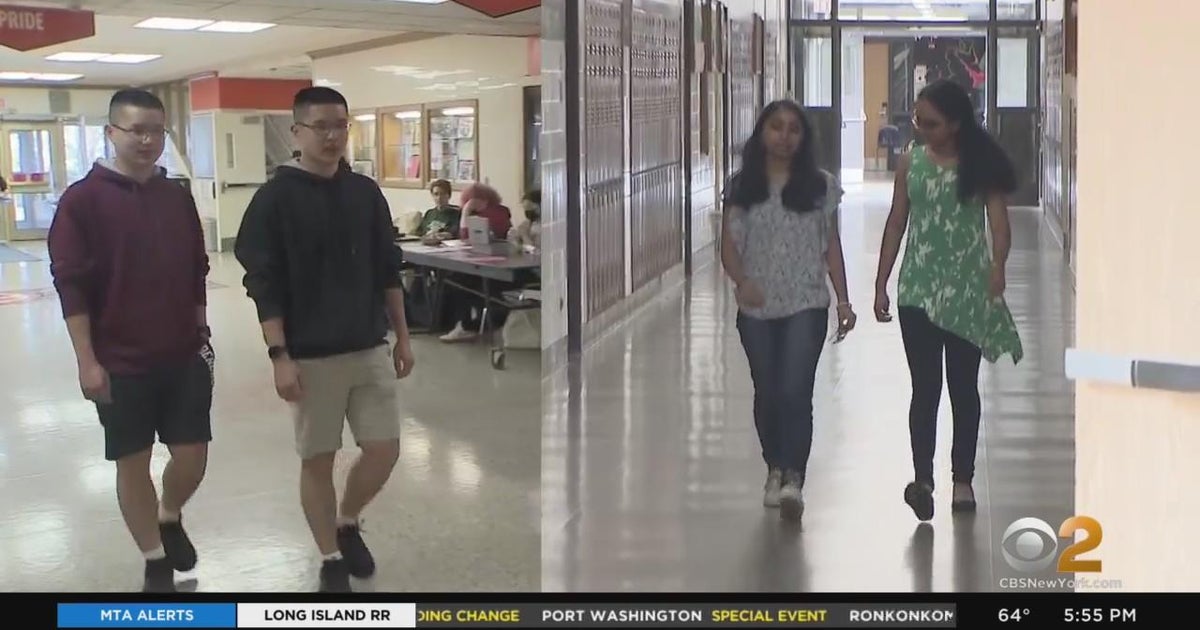 Sets of twins on Long Island graduate with top honors - CBS New York