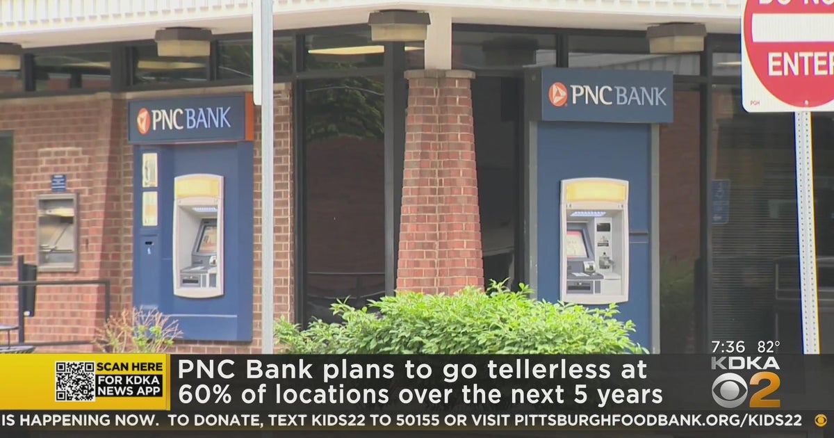 PNC set to automate more of its branches - CBS Pittsburgh