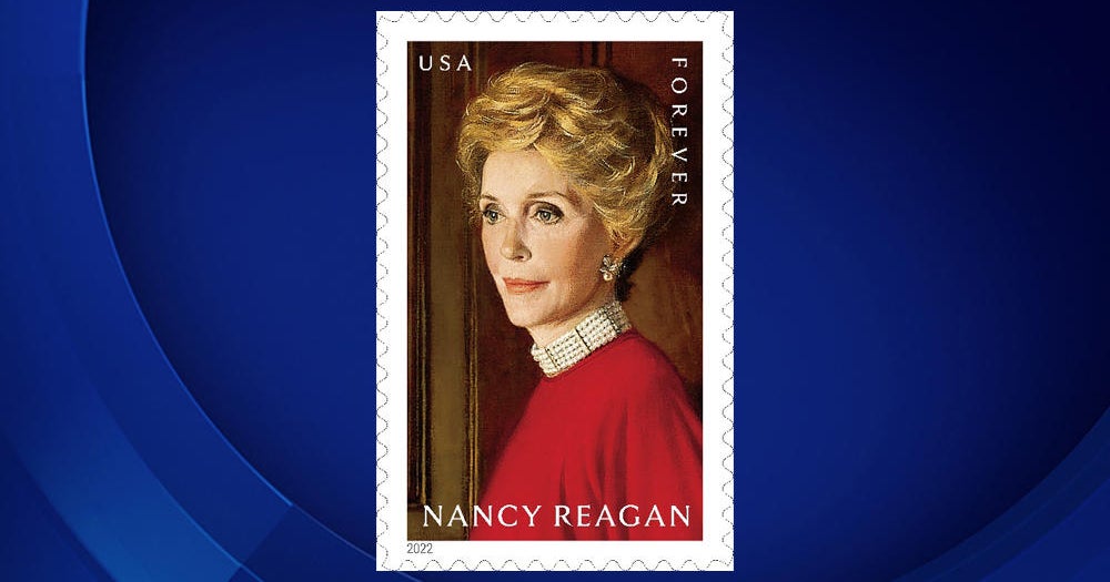 U.S. Postal Service unveils Nancy Reagan forever stamp - CBS Los Angeles