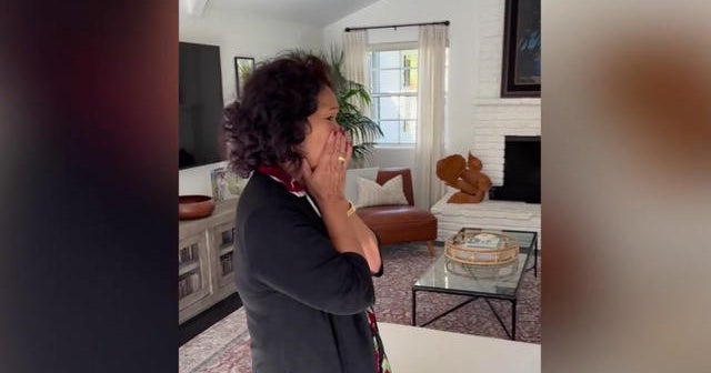 Dwayne "The Rock" Johnson buys his mom a house - CBS News