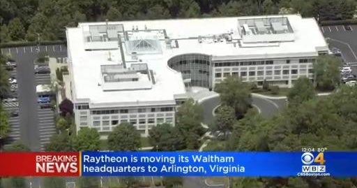 Raytheon moving Waltham headquarters to Arlington, Virginia - CBS Boston