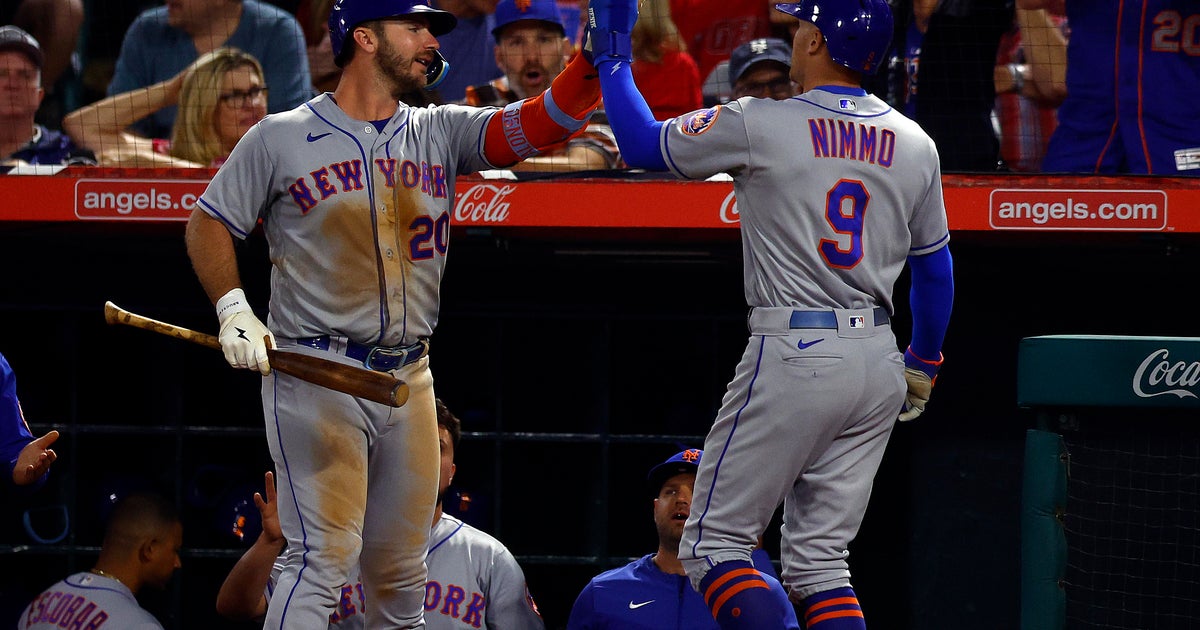 Brandon Nimmo, Mark Canha each drive in 3 runs as Mets defeat Angels 7 ...