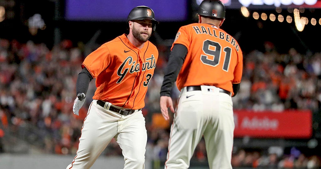 Ruf hits 2 HRs, Junis wins 3rd straight as Giants beat LA - CBS San ...