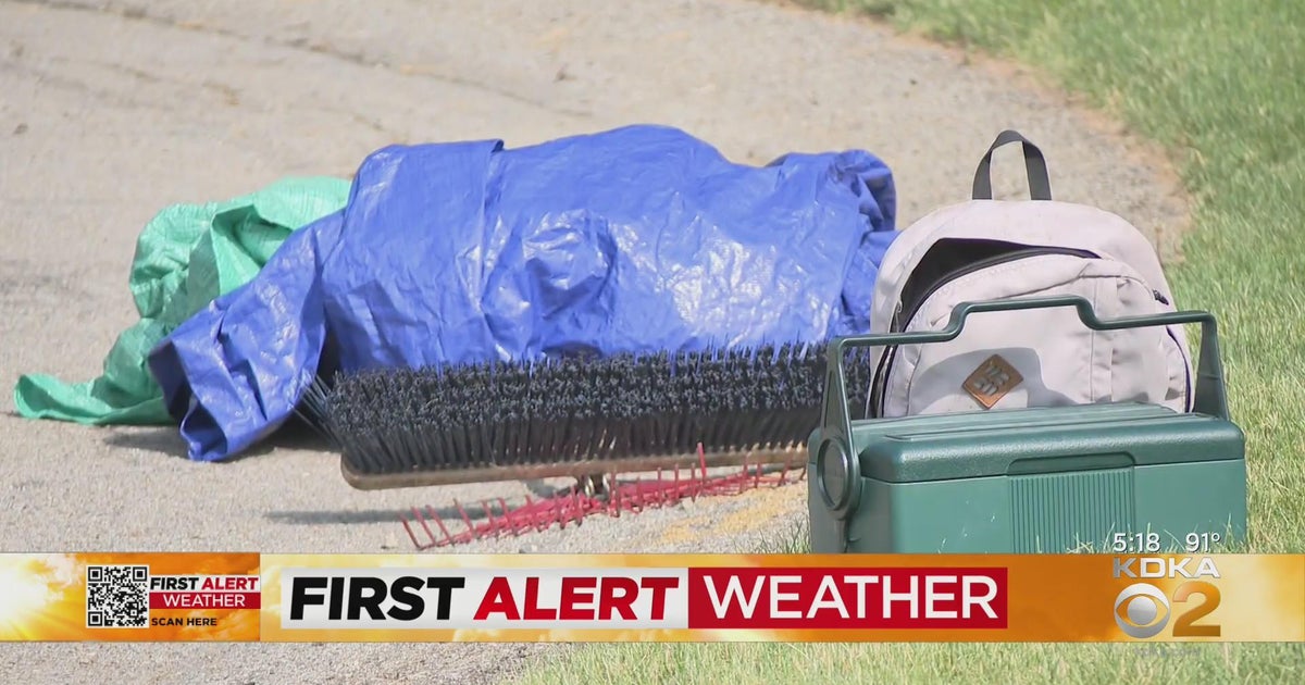 Outdoor workers brace for a hot and humid day - CBS Pittsburgh