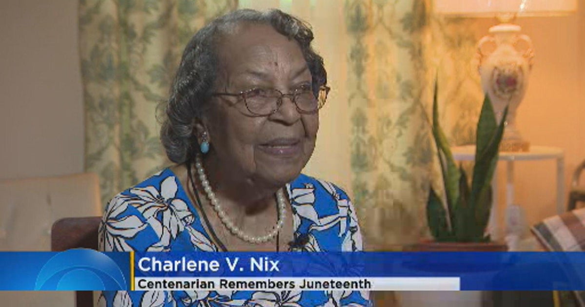 Dallas centenarian remembers Juneteenth 'back in the day' - CBS Texas