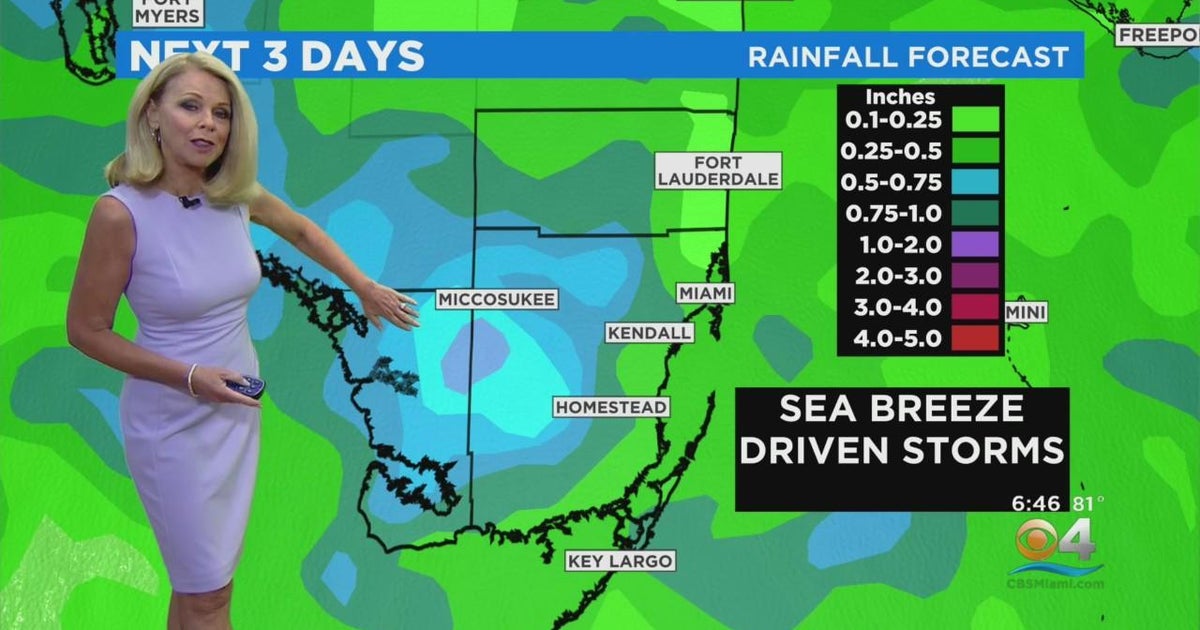 Miami Weather Sunday Night 6-19-22 - CBS Miami