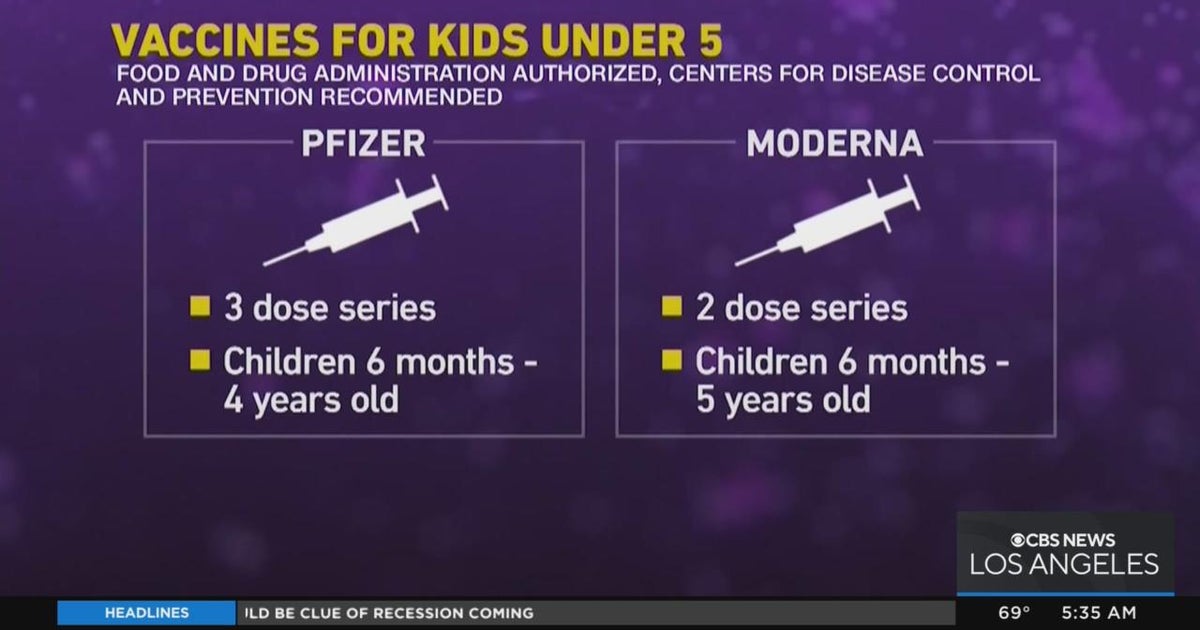 COVID-19 vaccinations for children ages five and under available over ...