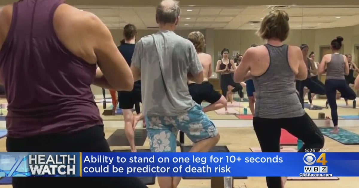 Ability to stand on one leg for longer than 10 seconds can be a ...