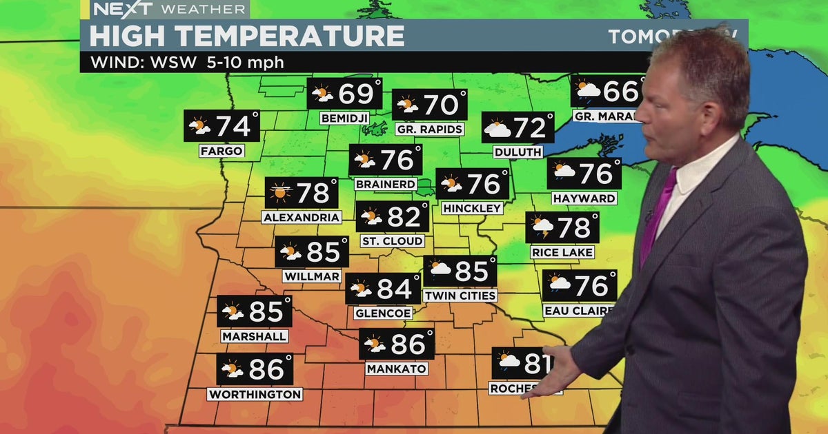 Next Weather: 3:30 p.m. weather report - CBS Minnesota