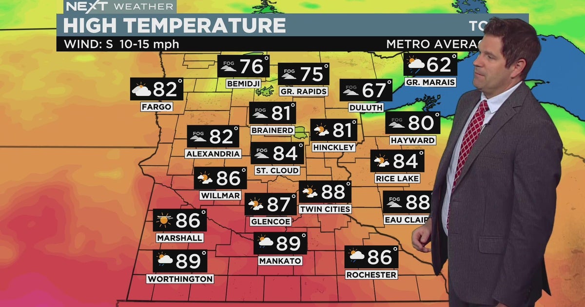 Next Weather: Hot, humid Tuesday, with storms possible later on - CBS ...