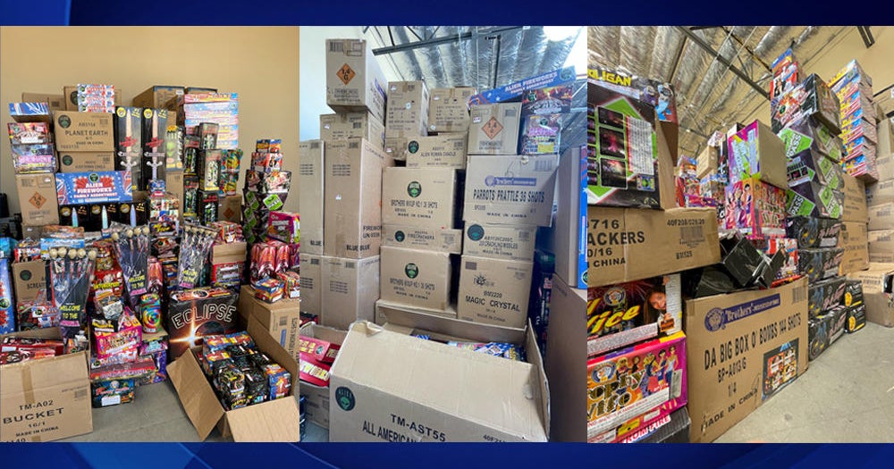 More than 4,000 pounds of fireworks seized from 2 locations in the ...