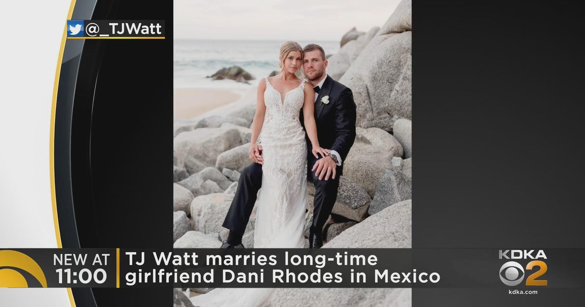 TJ Watt marries long-time girlfriend in Mexico - CBS Pittsburgh