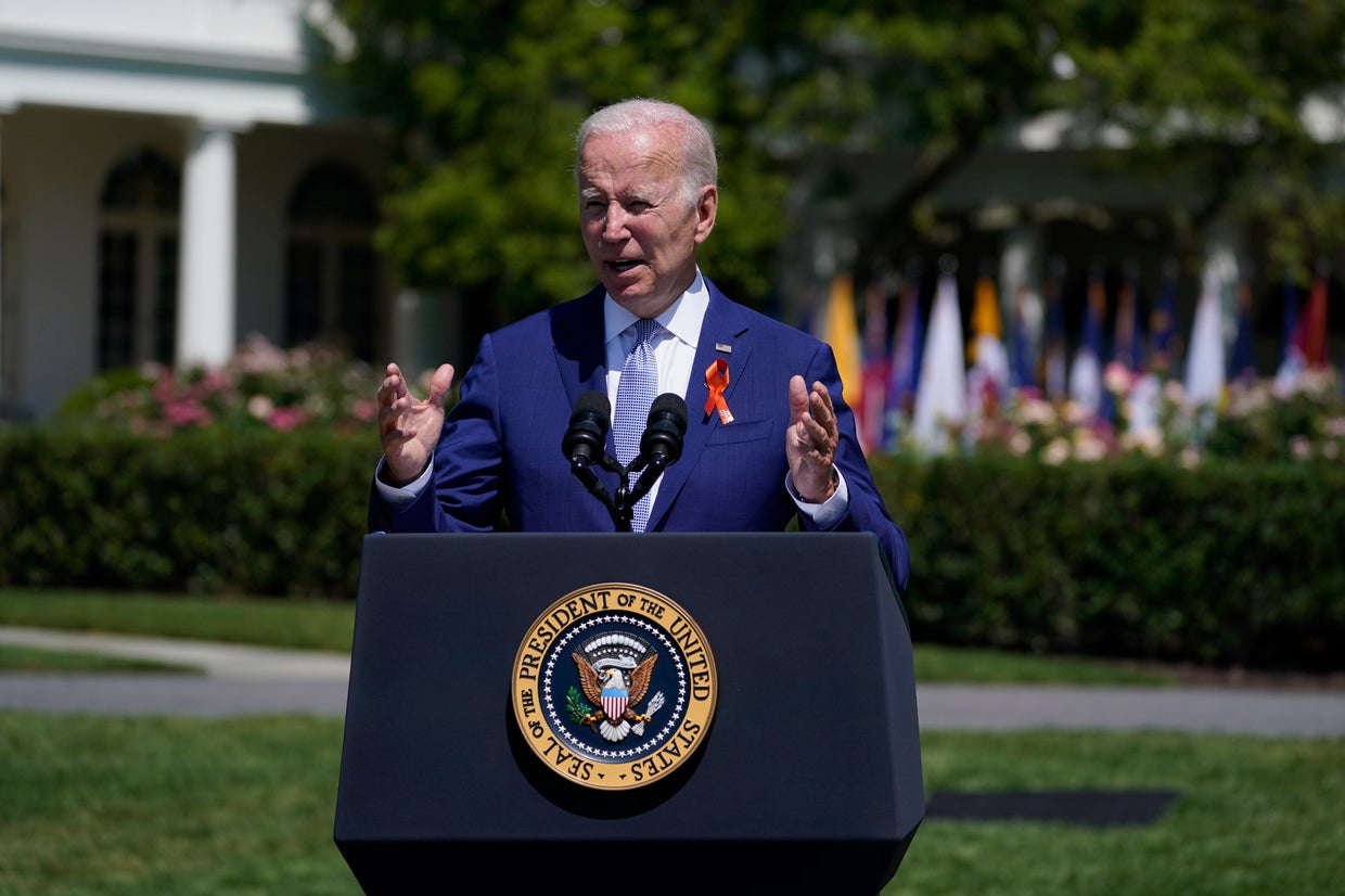 Biden hails passage of new bipartisan gun law: "We've finally moved ...