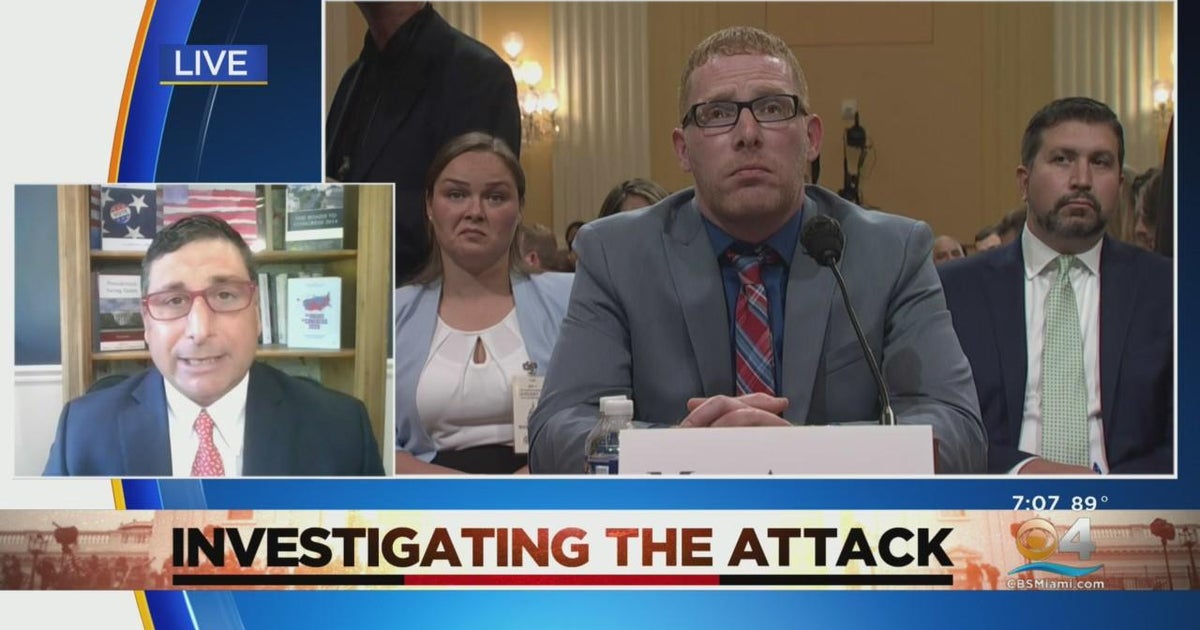 Dr. Sean Foreman breaks down Tuesday's January 6 hearing - CBS Miami