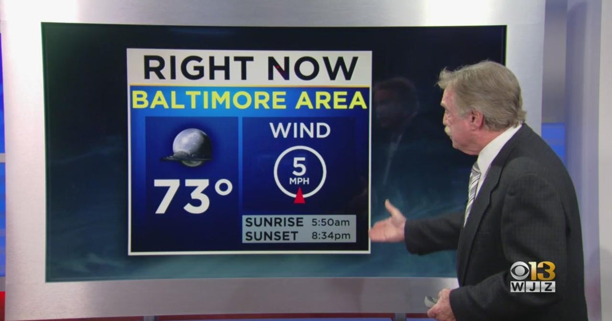 Bob Turk Has Your Monday Night Forecast - CBS Baltimore