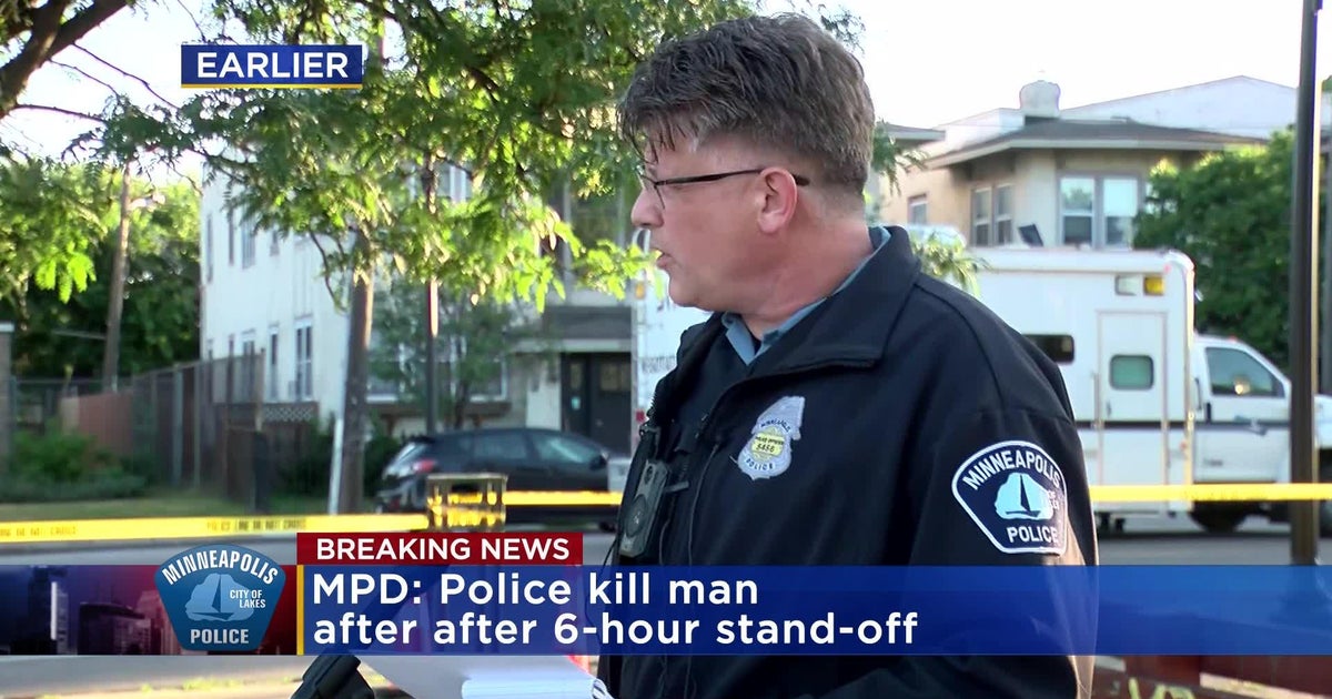 Full video: MPD updates on fatal end to overnight standoff - CBS Minnesota