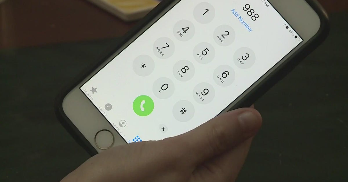 New national suicide prevention hotline number - CBS Minnesota