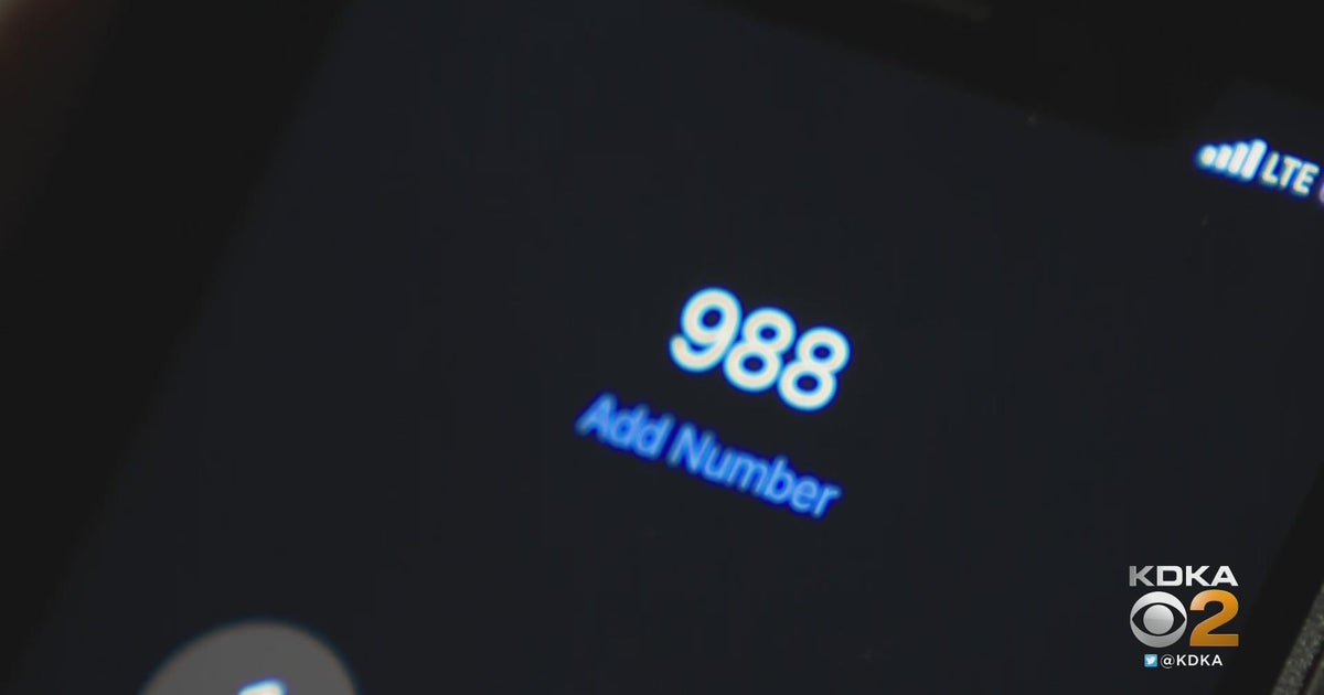 988 mental health crisis hotline launches Saturday - CBS Pittsburgh