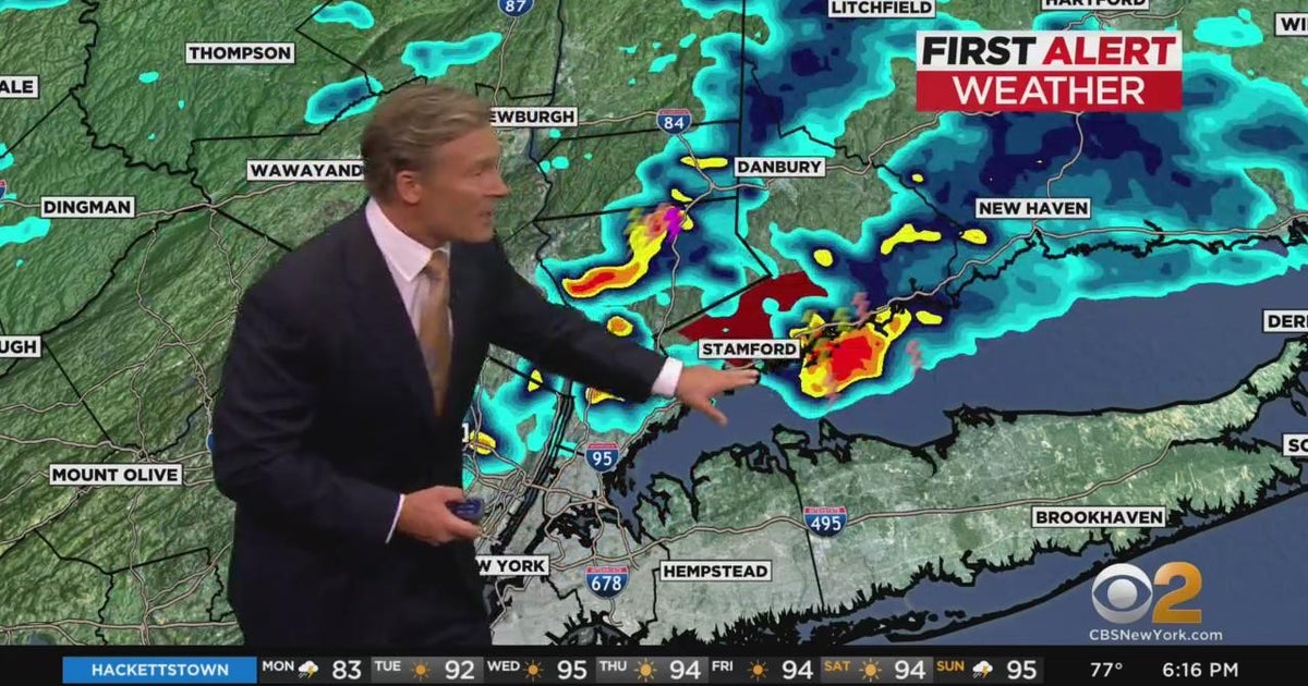 First Alert Weather: CBS2's 7/18 Monday 6 p.m. update - CBS New York