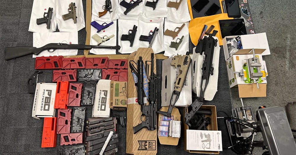 LAPD, Burbank police bust "ghost gun" manufacturing operation - CBS Los ...