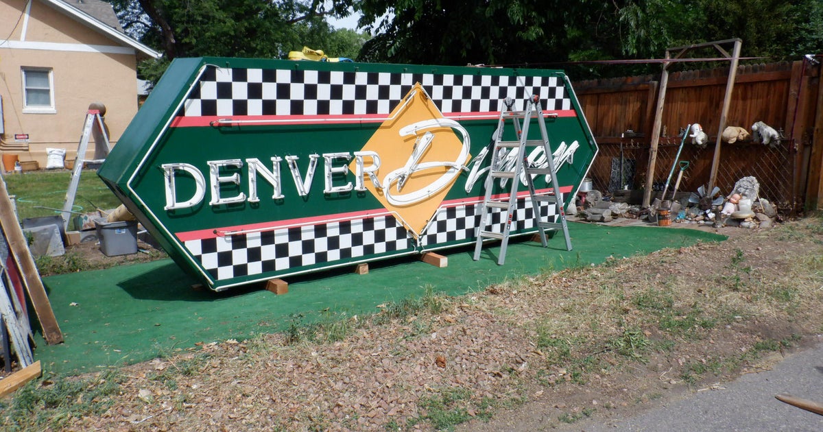 Denver Diner sign preserved at Colfax Avenue Museum - CBS Colorado