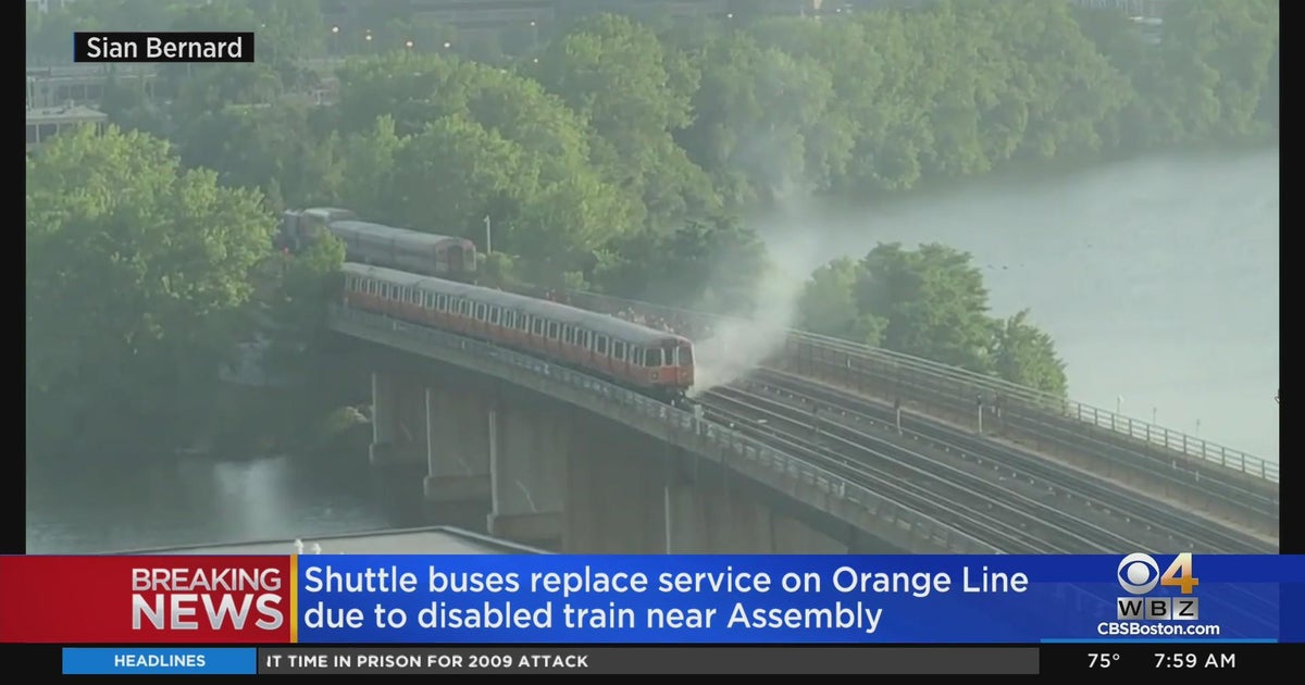 Passengers escape burning Orange Line train on bridge above Mystic ...