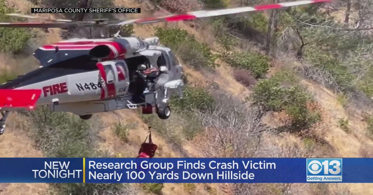 Scientists Find Crash Victim Nearly 100 Yards Down Hillside - CBS ...