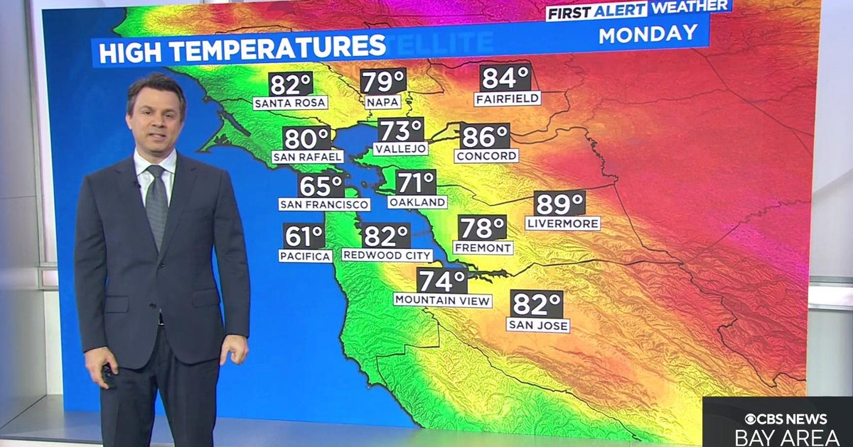 First Alert Weather Sunday Night Forecast - CBS San Francisco