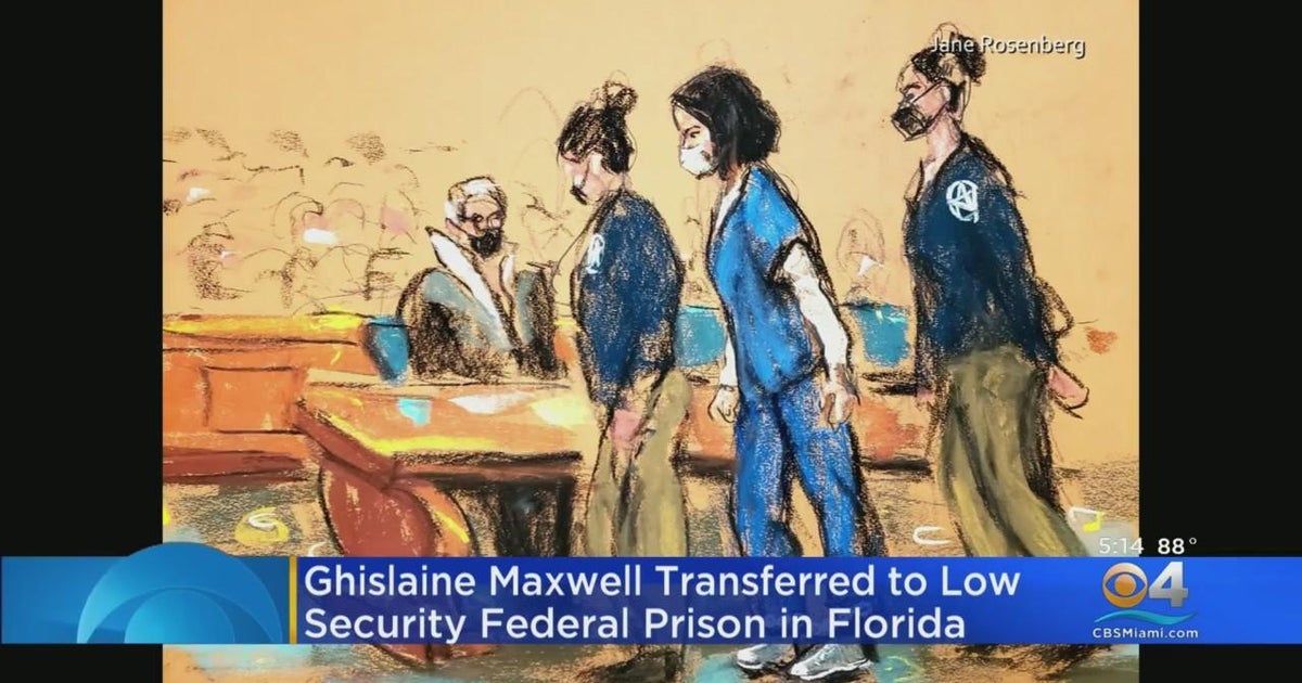 Ghislaine Maxwell transferred to low security federal prison in Florida ...