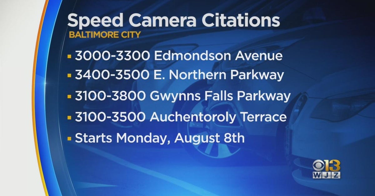 Slow your roll: Baltimore's new speed cameras to begin tracking traffic ...