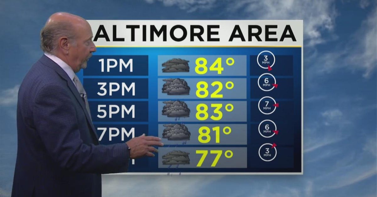 Marty Bass has your Friday afternoon forecast - CBS Baltimore
