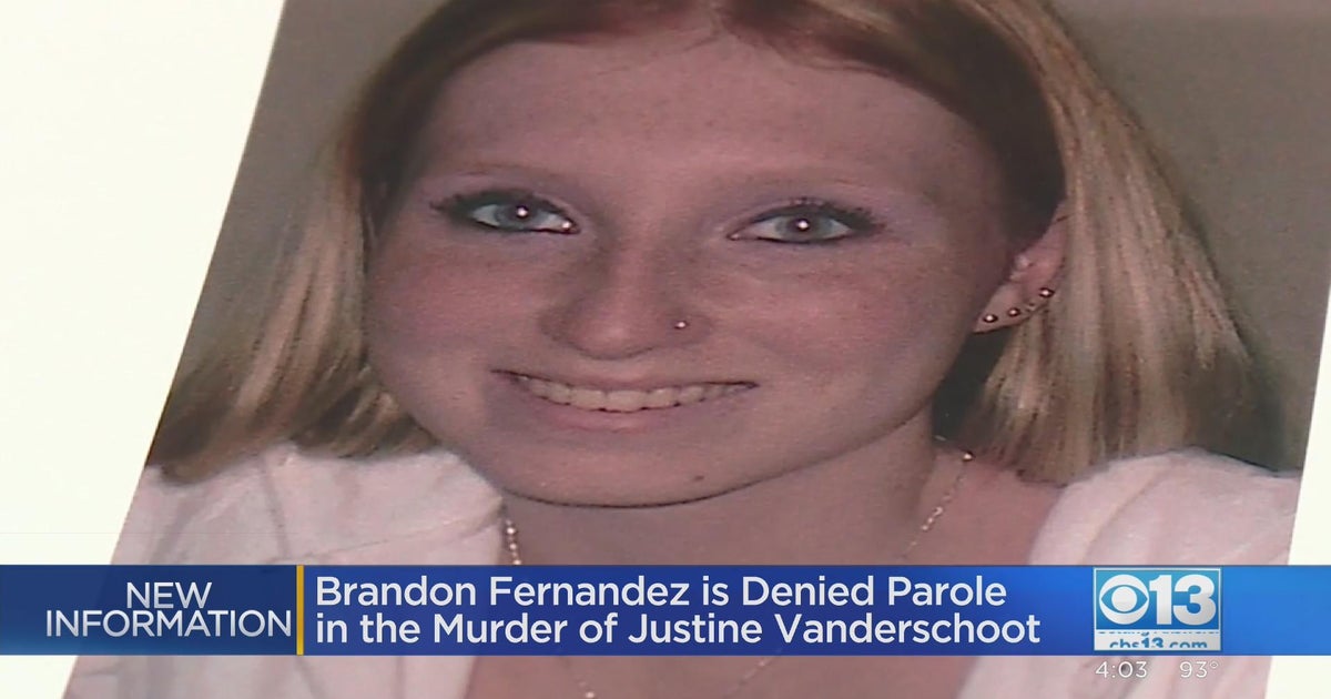 Brandon Fernandez denied parole in murder of Justine Vanderschoot - CBS ...