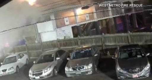 Video shows progression of intentionally ignited motel fire - CBS Colorado