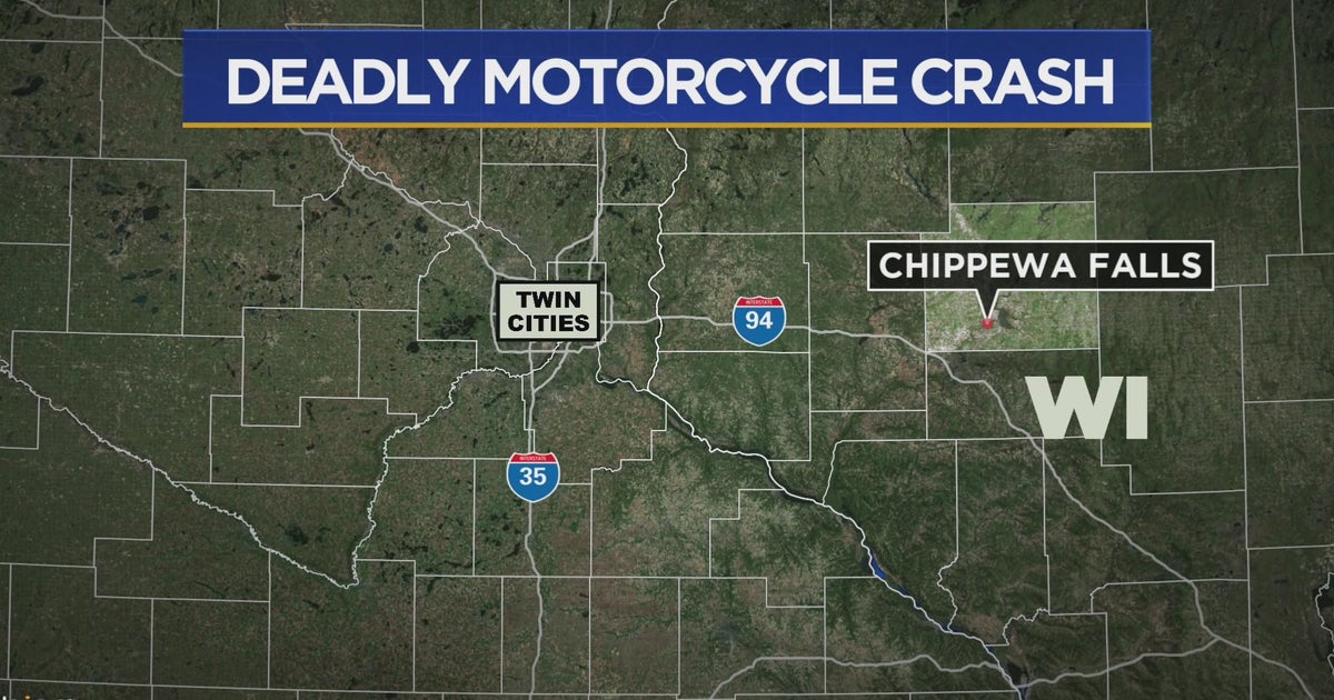 Motorcyclist, 64, dies in western Wisconsin crash - CBS Minnesota