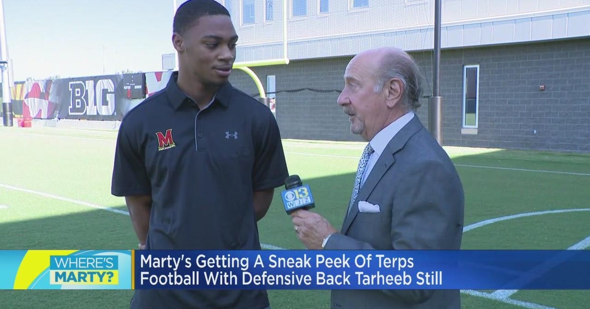 Where's Marty? Getting a sneak peak of Terps football with DB Tarheeb ...