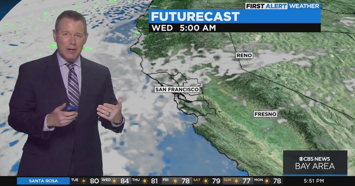 Tuesday Night First Alert Weather Forecast With Paul Heggen Cbs San