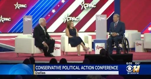 Conservatives gather in Dallas for first day of CPAC - CBS Texas