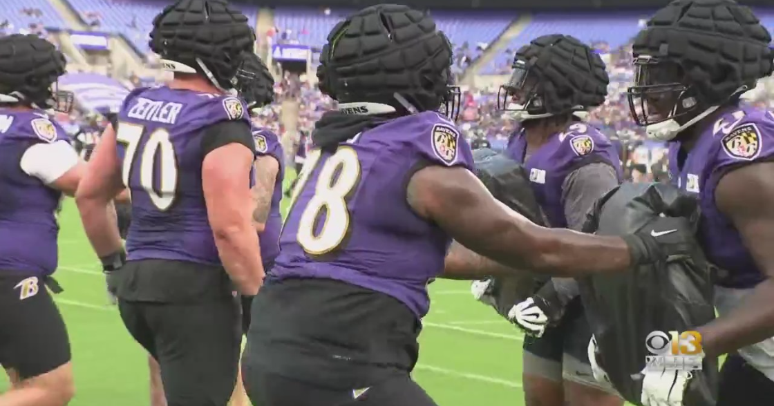 Ravens coach says players learn endurance practicing amid high heat ...