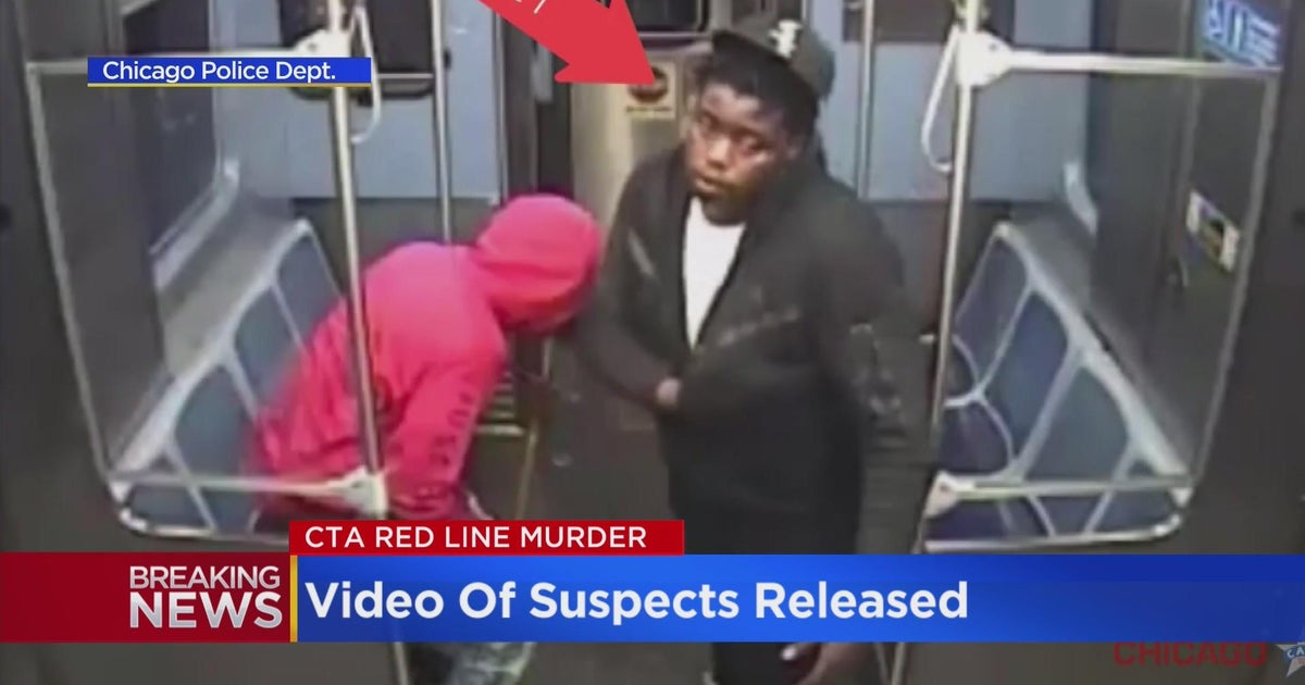 CTA Red Line homicide suspects captured on camera - CBS Chicago