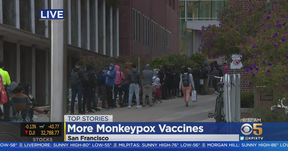 Long lines forming outside Zuckerberg San Francisco General monkey pox ...