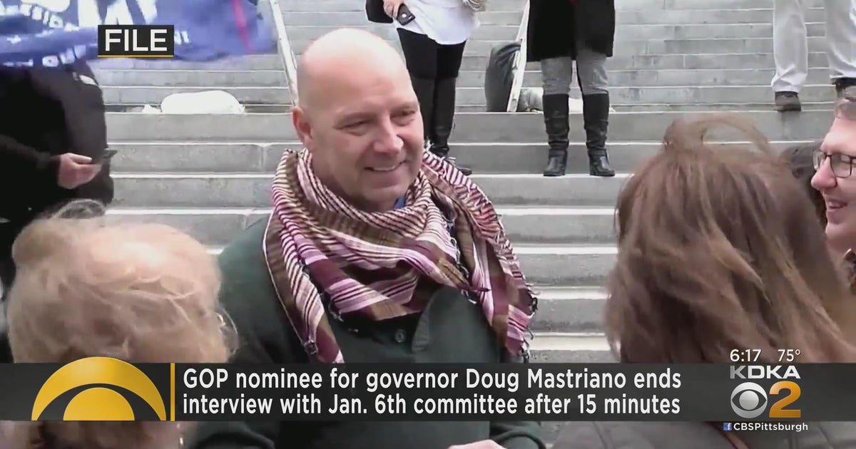 Doug Mastriano cuts short interview with Jan. 6 committee - CBS Pittsburgh