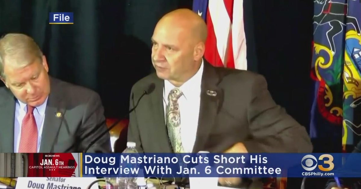 Doug Mastriano cuts short interview with Jan. 6 panel - CBS Philadelphia