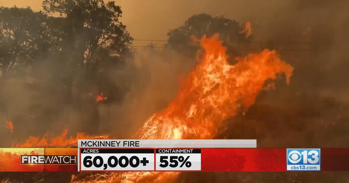 McKinney Fire now 55% contained - CBS Sacramento