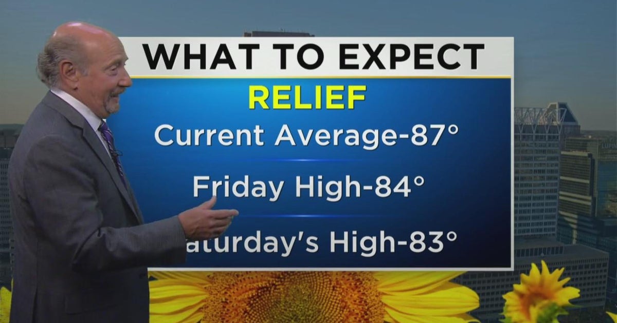 Marty Bass has your Thursday afternoon forecast - CBS Baltimore