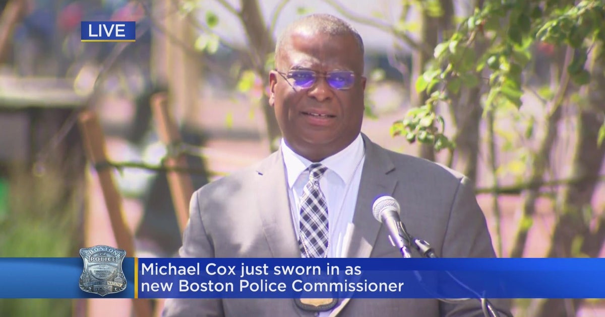 Michael Cox on becoming new Boston Police Commissioner - CBS Boston